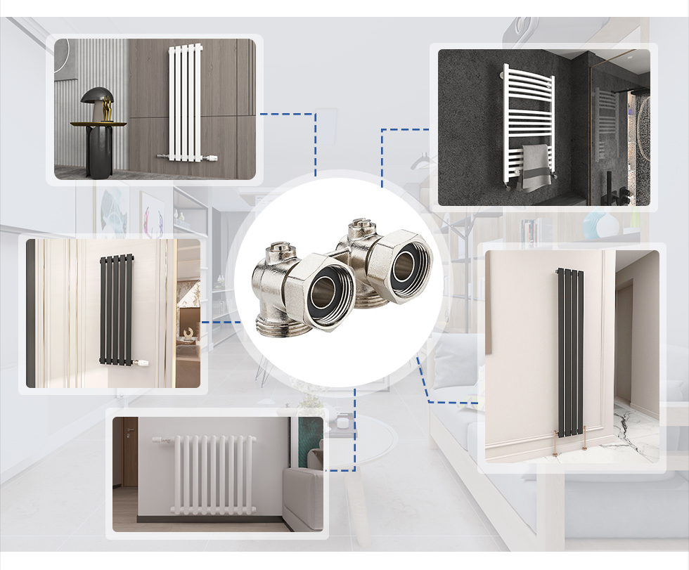 Underfloor heating hotel thermostatic radiator h-angle ball valve_H ...